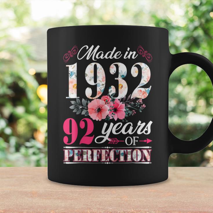 92 Year Old Made In 1932 Floral Flower 92nd Birthday Graphic Print ...