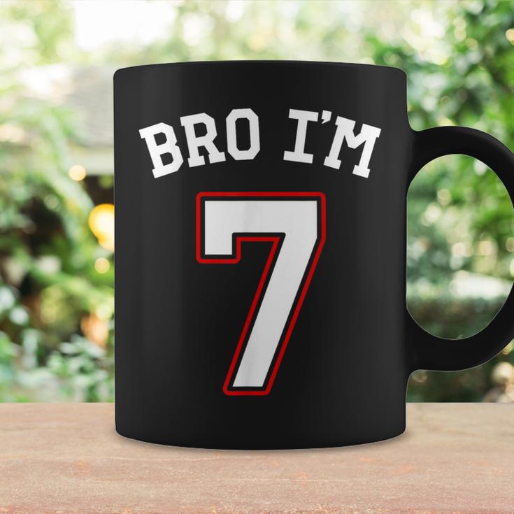 Bro I'm 7 7 Years Old Seventh Birthday 7Th Birthday Coffee Mug - Monsterry