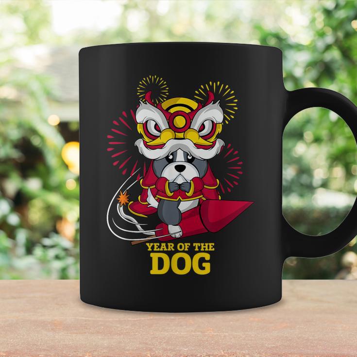 Chinese New Year Of The Dog 2030 Zodiac Sign Fireworks Graphic Print ...