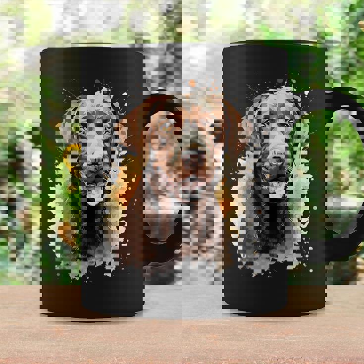 Chocolate Labrador Lovers Pop Art Chocolate Lab Graphic Print Coffee ...