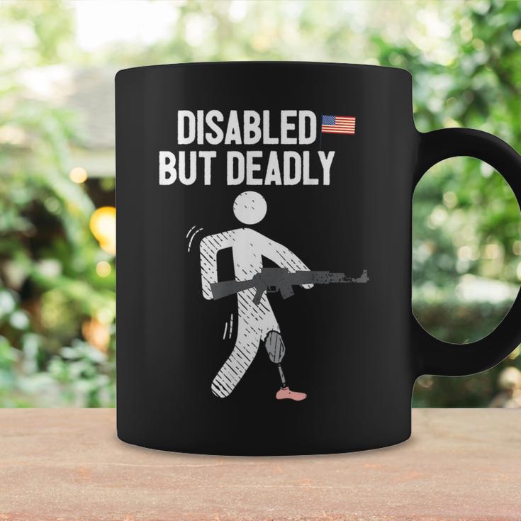 Disabled But Deadly Gun Lover Leg Amputee Legless One Legged Graphic ...