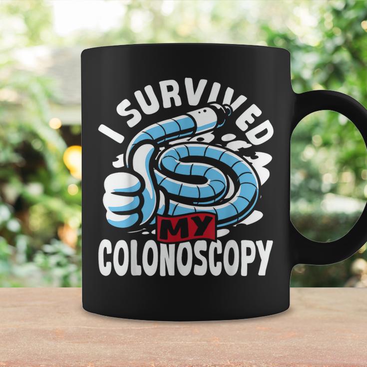 Endoscopy Diagnostic I Survived My Colonoscopy Graphic Print Coffee Mug ...