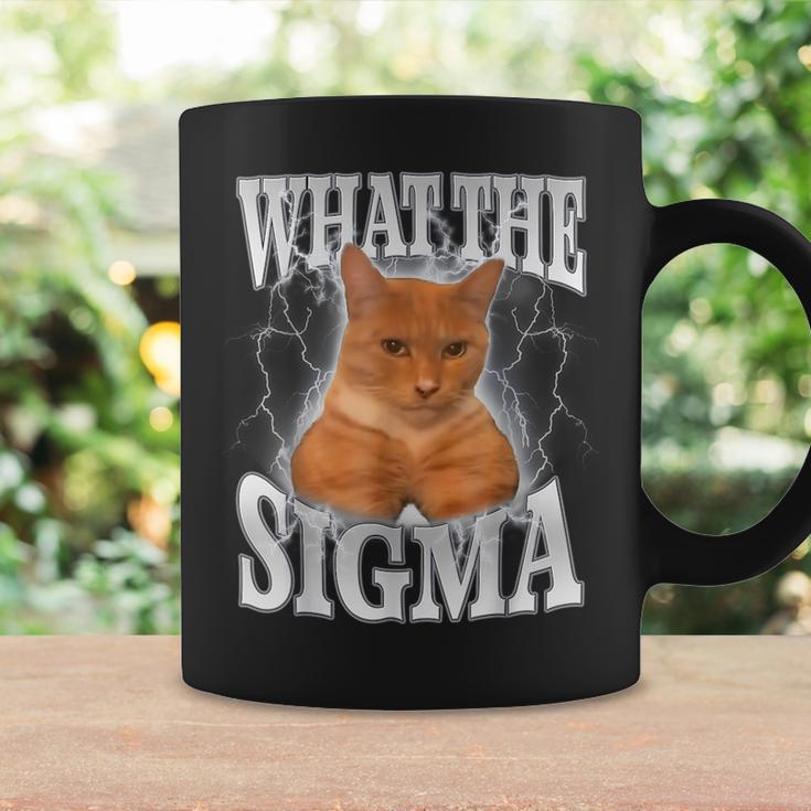 Erm What The Sigma Meme Y2k Cat Ironic Brainrot Meme Coffee Mug - Thegiftio