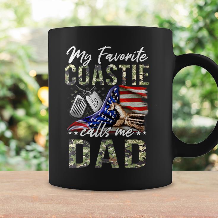 My Favorite Coastie Calls Me Dad Proud US Coast Guard Dad Graphic Print ...
