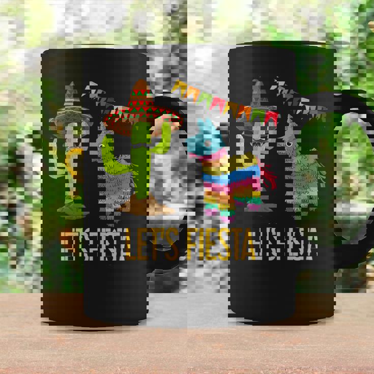 Lets Fiesta Mexican Party Pinata Cactus Cinco De Mayo Graphic Print ...