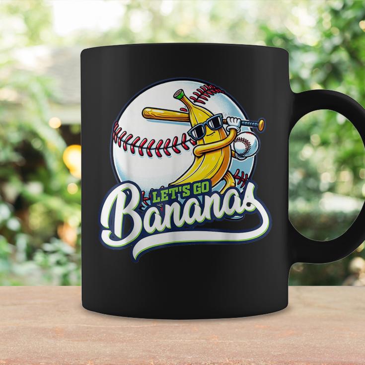 Let's Go Bananas Cute Banana Lover Coffee Mug | Mazezy