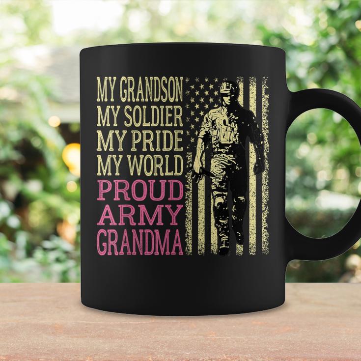 My Grandson My Soldier Hero Proud Army Grandma US Military Graphic ...