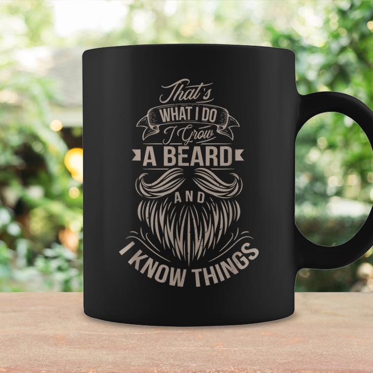 I Grow A Beard And Know Things Beard For Men Beardly Graphic Print ...