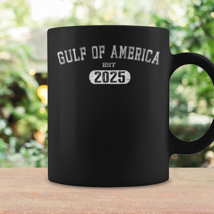 Gulf Of Us America Est 2025 Retro Vintage Usa American Flag Coffee Mug ...