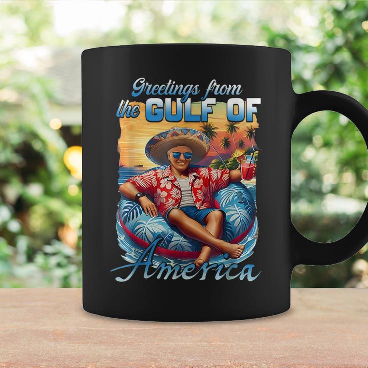 Gulf Of Usa America Trump Greeting From The Patriotic Gulf Coffee Mug ...