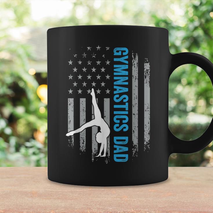 Gymnastics Dad Gymnast Father Parent American Flag Sports Graphic Print ...
