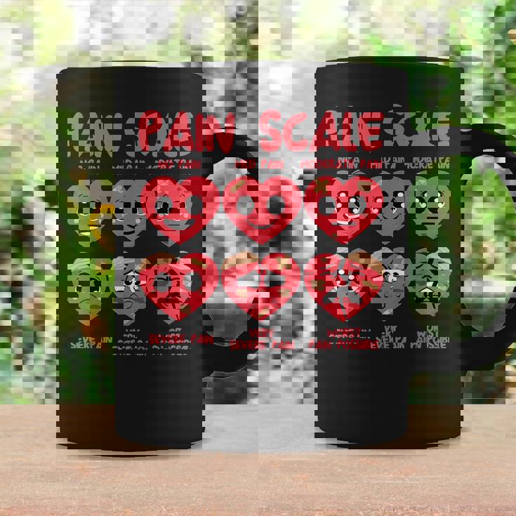 Pain Scale Heart Candy Trauma Nurse Triage Valentine's Day Coffee Mug ...