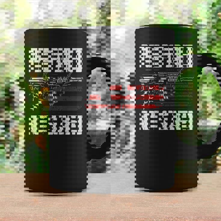 Prepared Not Scared 2nd Amendment Pro Guns AR15 ON BACK Graphic Print ...