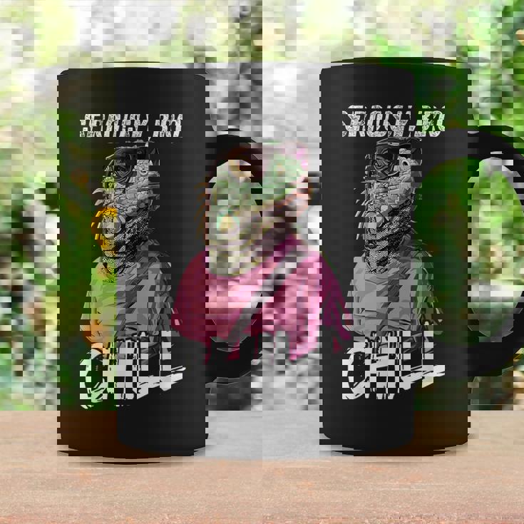 Seriously Bro Chill Lizard Meme For Gamers And Gamers Graphic Print ...