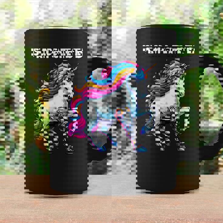 I Stand Corrected Amputee Bionic Prosthetic Leg Unicorn Graphic Print ...