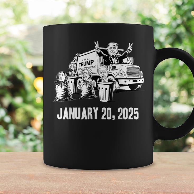 Trump Garbage Truck Waste Manaent Inauguration Day 2025 Coffee Mug ...