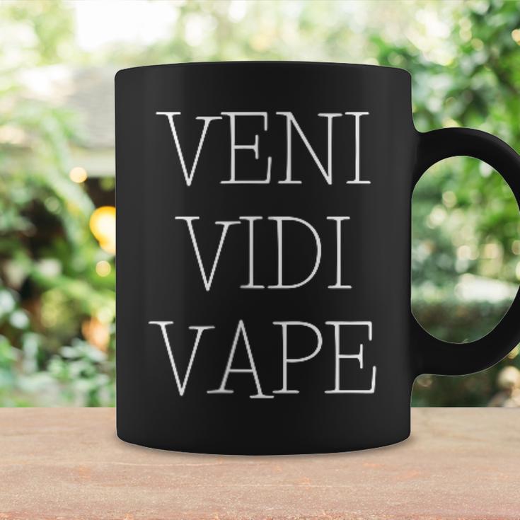 Veni Vidi Vape Vaporizer Steamer Graphic Print Coffee Mug - Monsterry