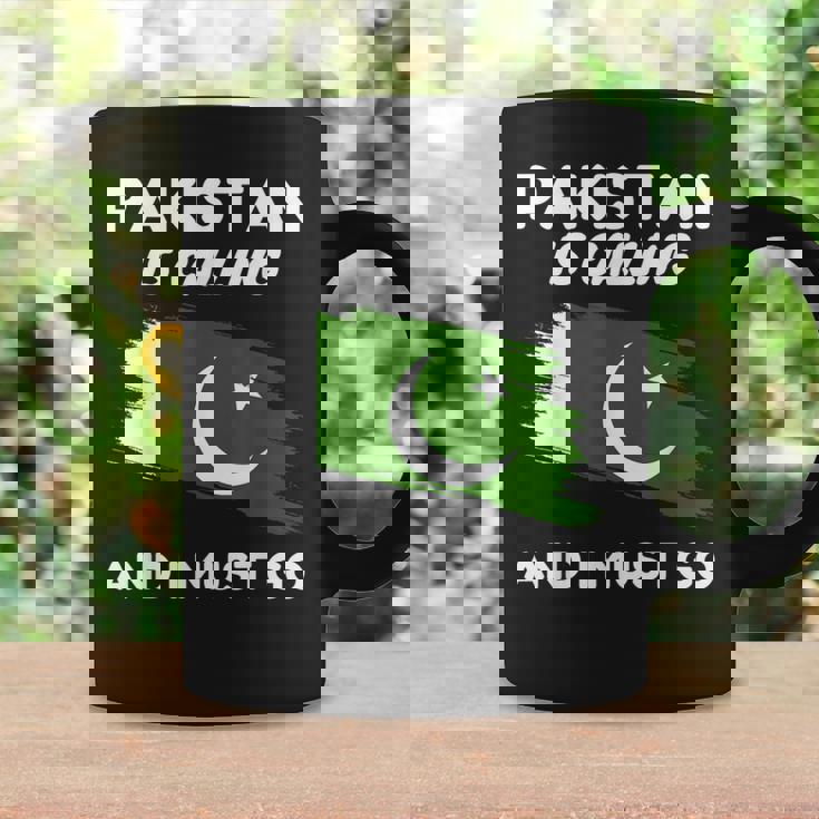 Vintage Pakistan Is Calling I Must Go Pakistan Flag Graphic Print ...