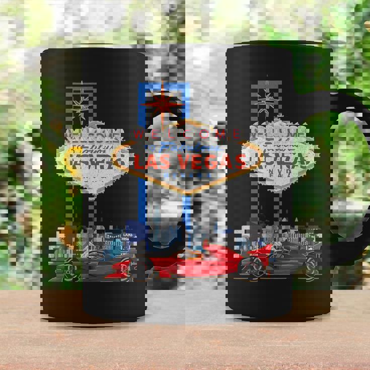 Welcome To Las Vegas Racing One Race Car Strip Formula Track Graphic Print Coffee Mug - Monsterry