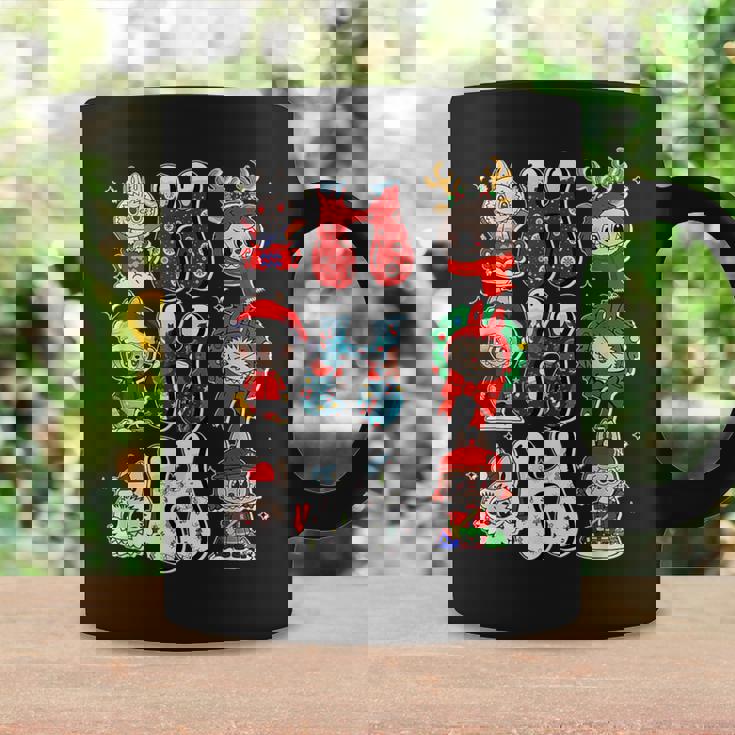 Xmas Santa Labubu Lover Cute Labubu Christmas Graphic Print Coffee Mug ...