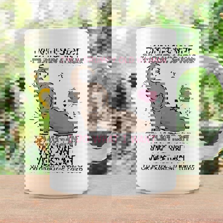 Elephant Don't Piss Me Off I'm A Grumpy Old Woman I Do What Graphic ...