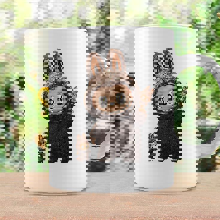 Labubu Cute Labubu The Monsters Brown Mem Costume Coffee Mug - Monsterry