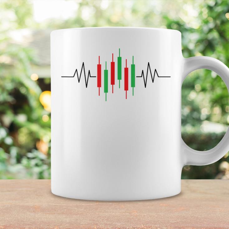 HEARTBEAT STOCK MARKET CANDLESTICK CHART TRADING GRAPH Graphic Print ...