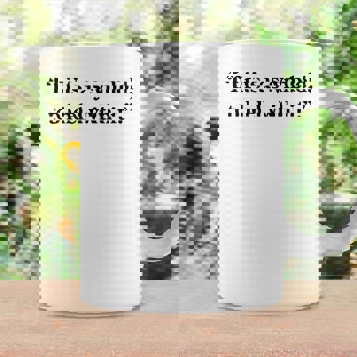 If It's A Symbol To Hell With It Religious Catholic Quote Graphic Print ...