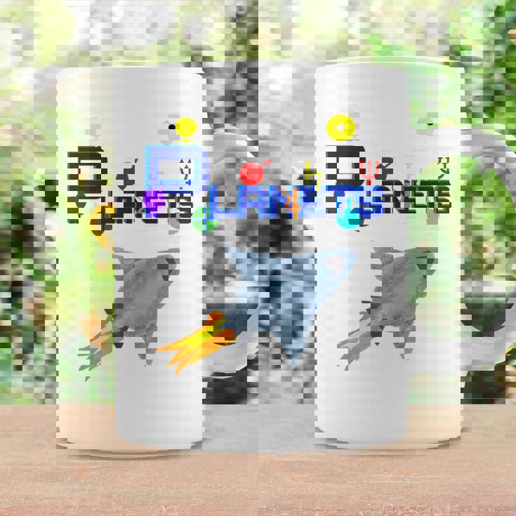 Kids Planet Symbols And Rocket In Space Solar System Science Premium ...