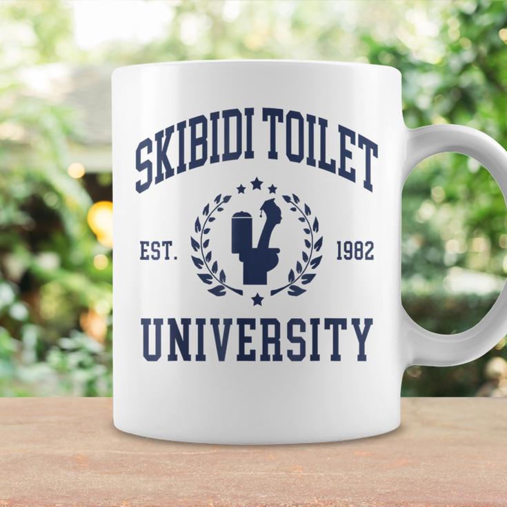 Skibidi Toilet University Skibidi Meme Coffee Mug | Mazezy