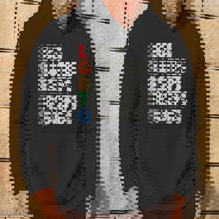 Lgbtq Lats Glutes Biceps Tríceps Quads Gym Levantamiento Pesas Sudadera ...