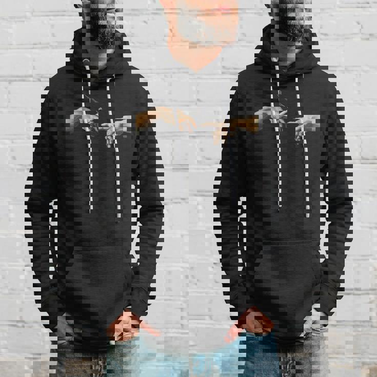 Michelangelo – Creación De Adam Cigarrillo Fumar Arte Sudadera - Regaloses