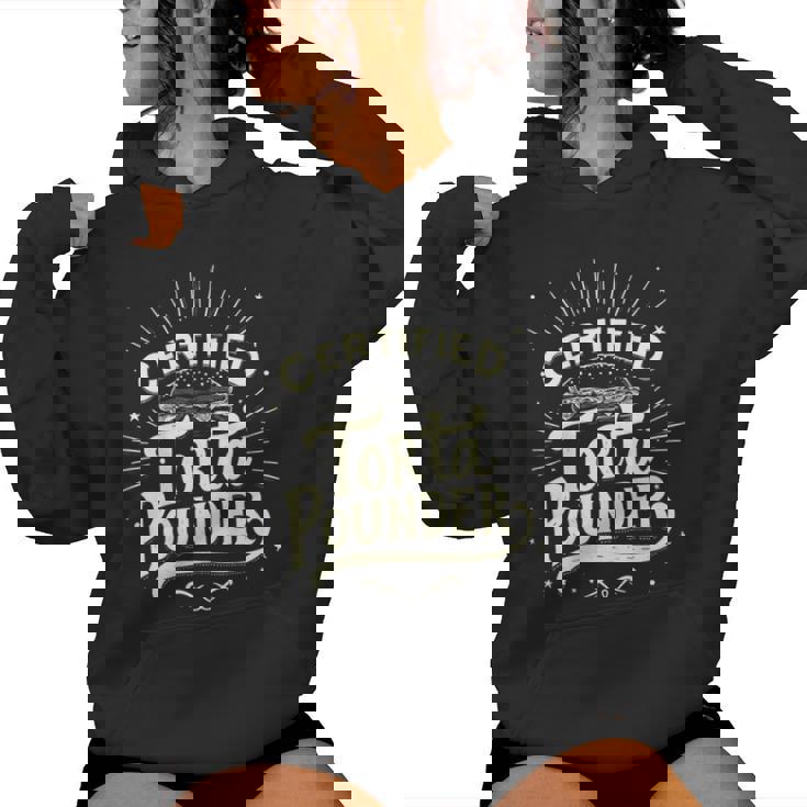 Certified Torta Pounder On Back Men Fat Women Torta Meme Women's Hoodie ...