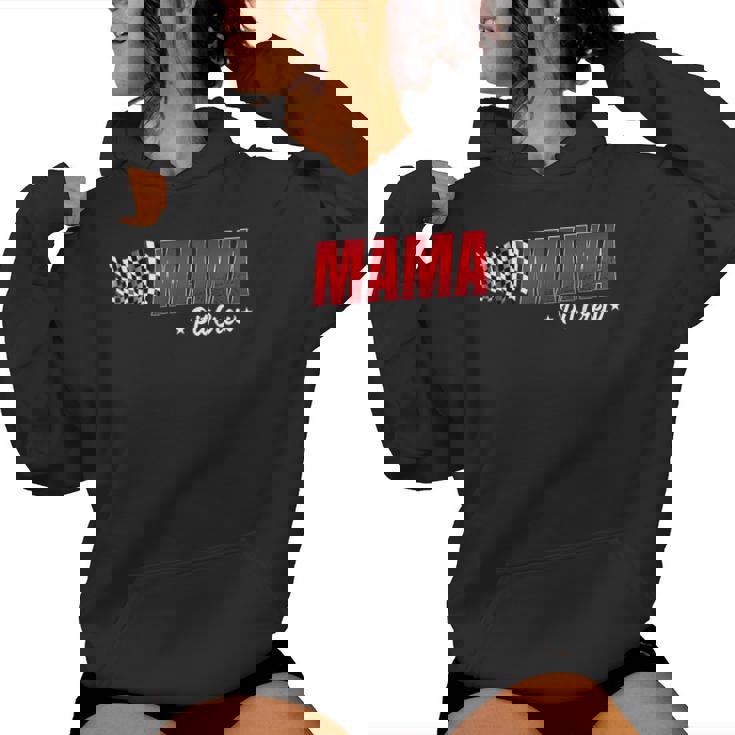 Mama Pit Crew Race Car Birthday Family Racing Adult Women Women Hoodie ...