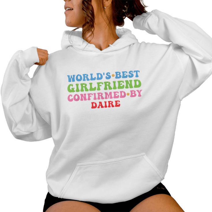 World's Best Girlfriend Confirmed By Daire Women's Hoodie - Monsterry