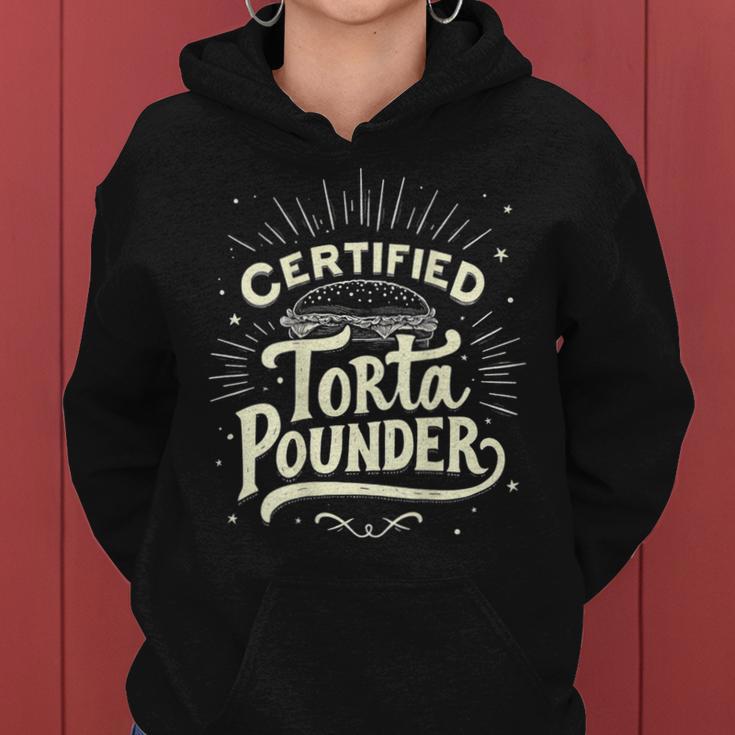 Certified Torta Pounder On Back Men Fat Women Torta Meme Women's Hoodie ...