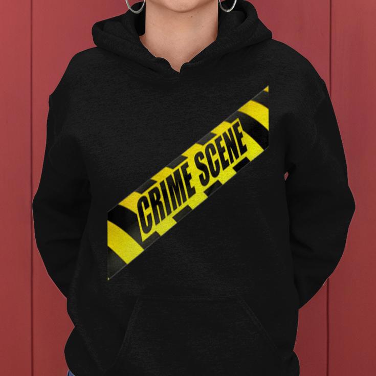 Crime Scene Forensic Tape Police Science Investigator Women's Hoodie ...