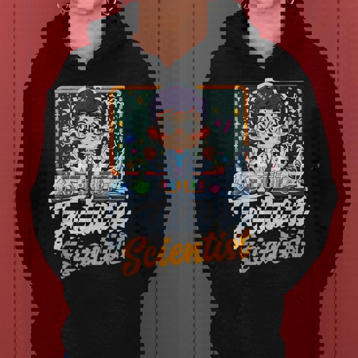 Future Scientist Student Science Fair Boy Girl Scientist Women Hoodie - Monsterry