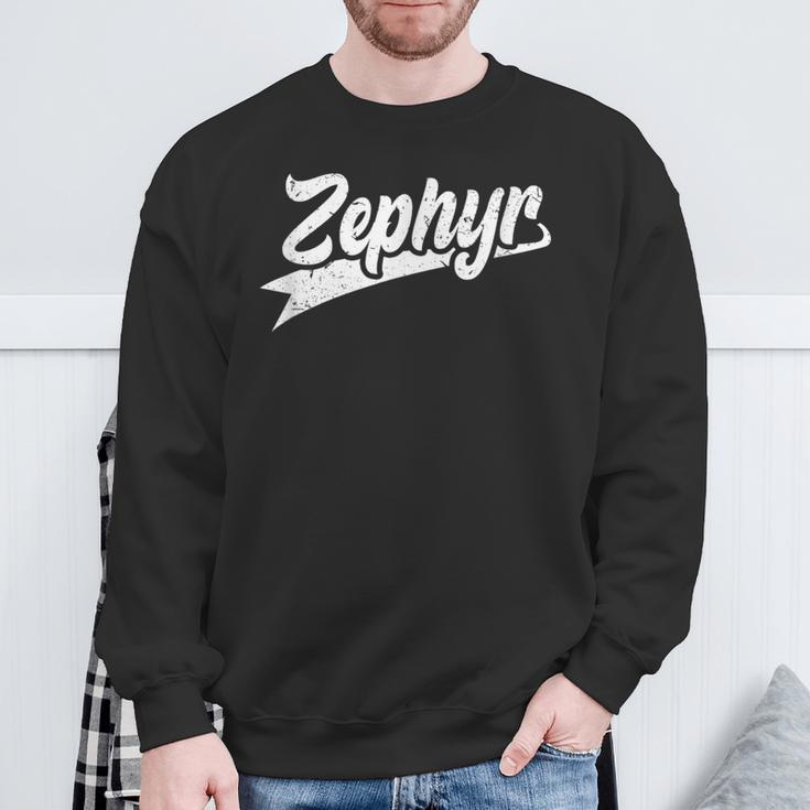 Classic 70s Retro Name Zephyr Sweatshirt - Monsterry