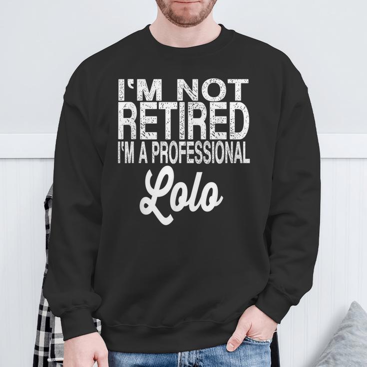 Lolo Filipino Grandpa Philippines Father's Day Sweatshirt - Seseable