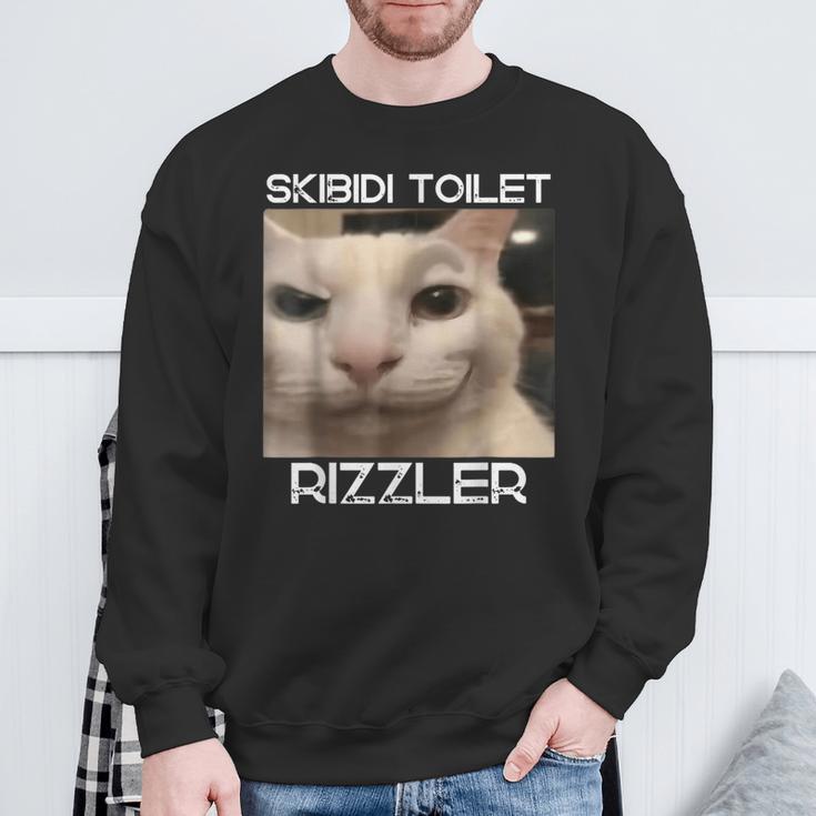 Skibidi Toilet Rizzler Meme Memes Internet Memes Genz Sweatshirt ...