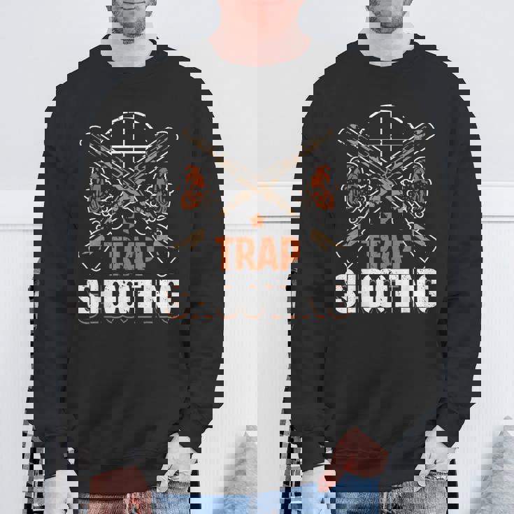 Trap Shooting Pigeon Shotgun Pull Clay Shooting Sweatshirt - Monsterry AU