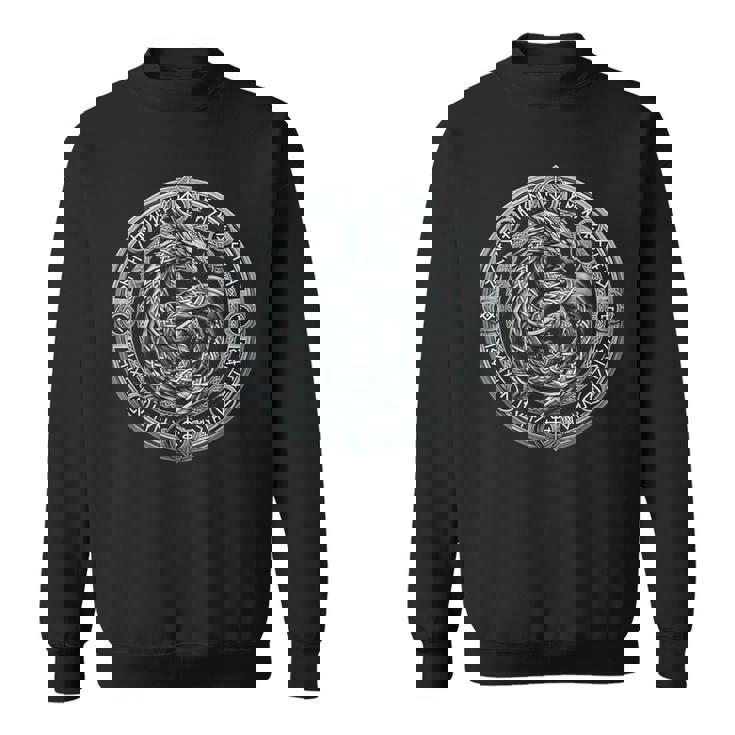 Nordic Dragon Mythical Viking Runes Tribal Celtic Dragon Sweatshirt ...