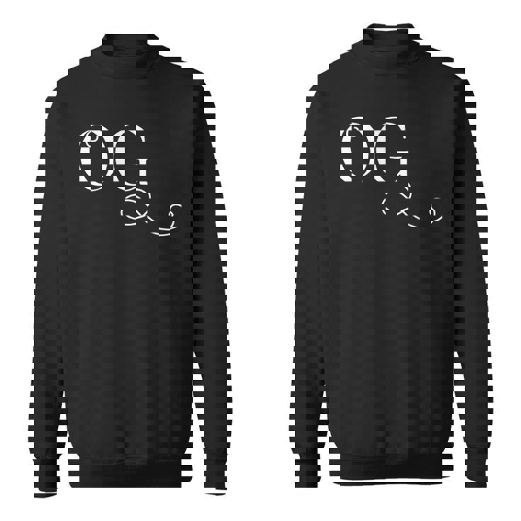 OG The Original Gangster Classy Old-School Hip-Hop Slang Sweatshirt ...