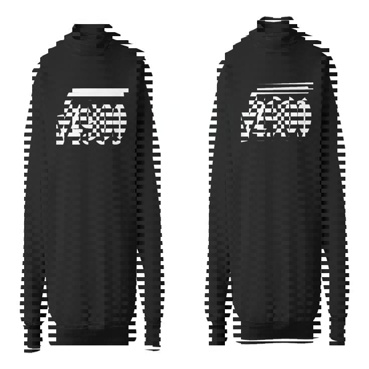 Square Root 70 Year Old Teacher 70th Birthday Sweatshirt - Monsterry AU