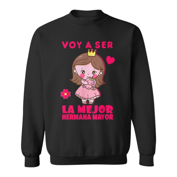 Voy A Ser La Mejor Hermana Mayor Anuncio Del Bebé Unicornio Camisa de ...