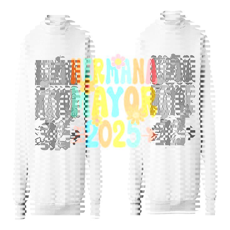 Kids Hermana Mayor 2025 Big Sister Announcement In Spanish Sweatshirt ...