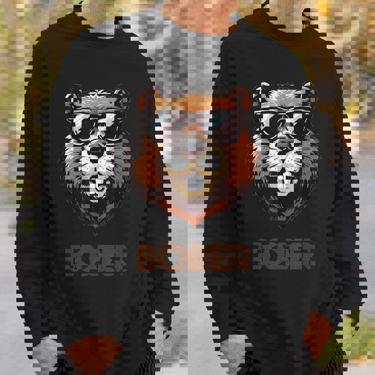 Bober BóBr Kurwa Polish Internet Meme Beaver Sweatshirt - Monsterry