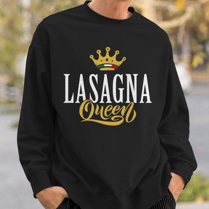 Lasagna Queen Italian Food Pasta Cooking Lasagne Premium Sweatshirt ...