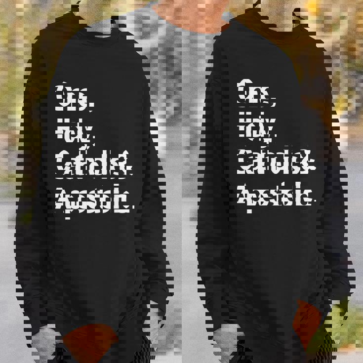 Nicene Creed Ampersand Catholic Liturgy Mass Premium Sweatshirt - Monsterry